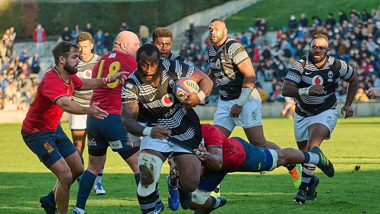Fiji Spain Huddle Post Match - Legend FM