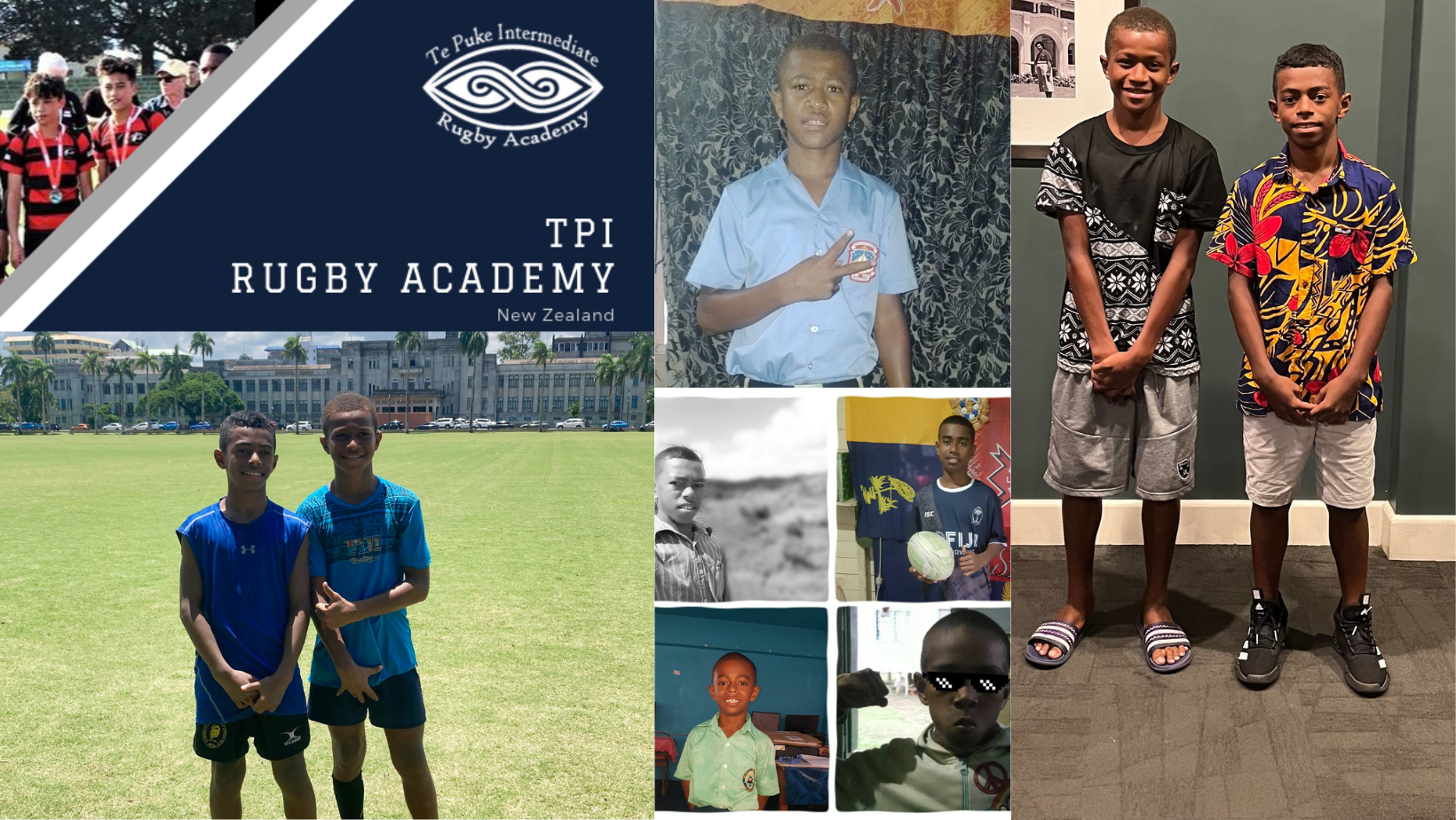 Young Fijian Rugby players warmly welcomed to their new rugby academy ...