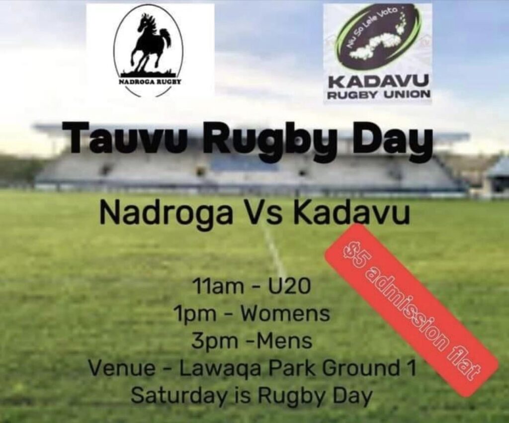 LOCAL EVENT: Tauvu Rugby Day – Nadroga VS Kadavu - Legend FM
