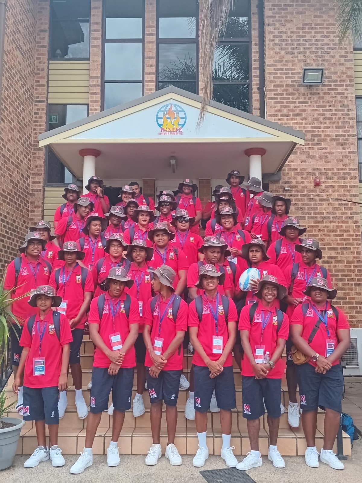 Marist U15 Rugby Team win first game on Australian Tour - Legend FM